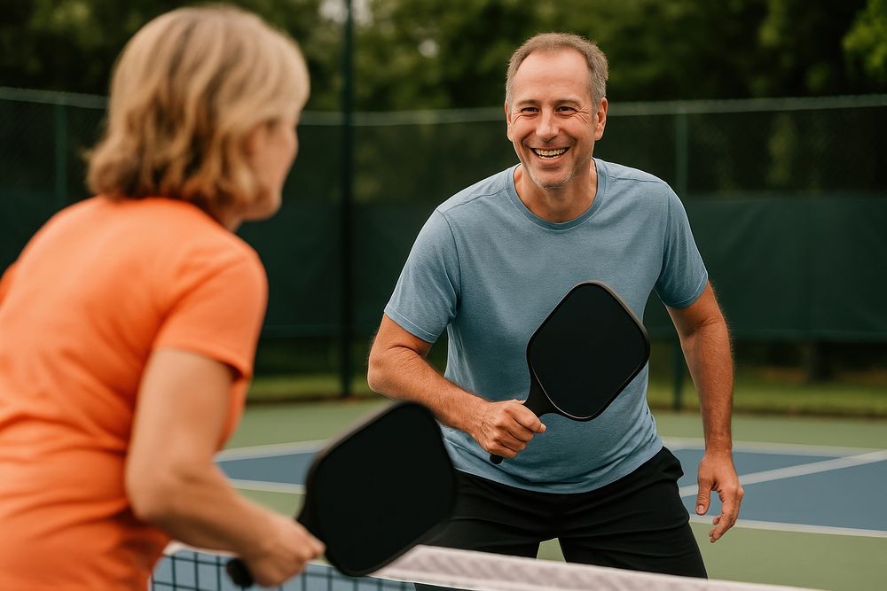 Happy pickleball players outdoors | Free Photo - rawpixel