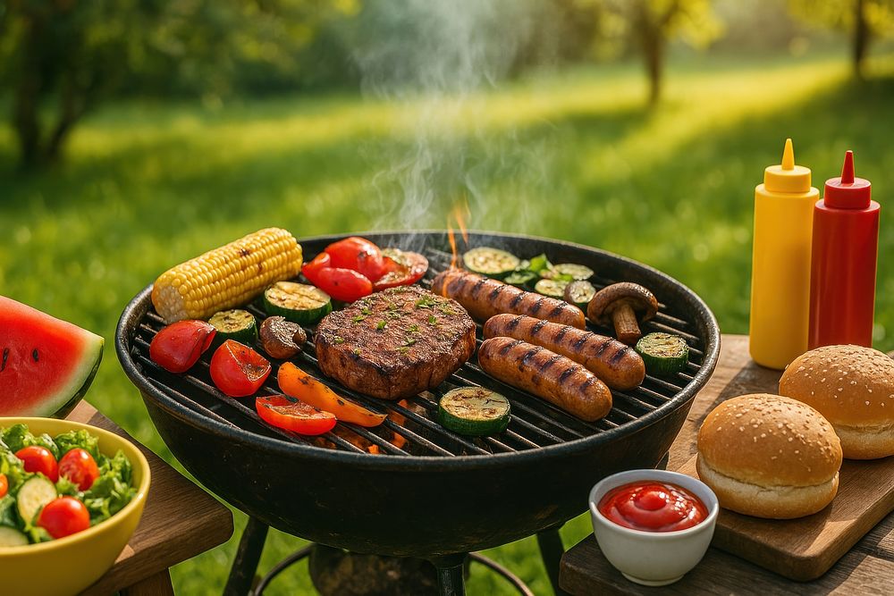 Summer barbecue with grilled delights | Free Photo - rawpixel