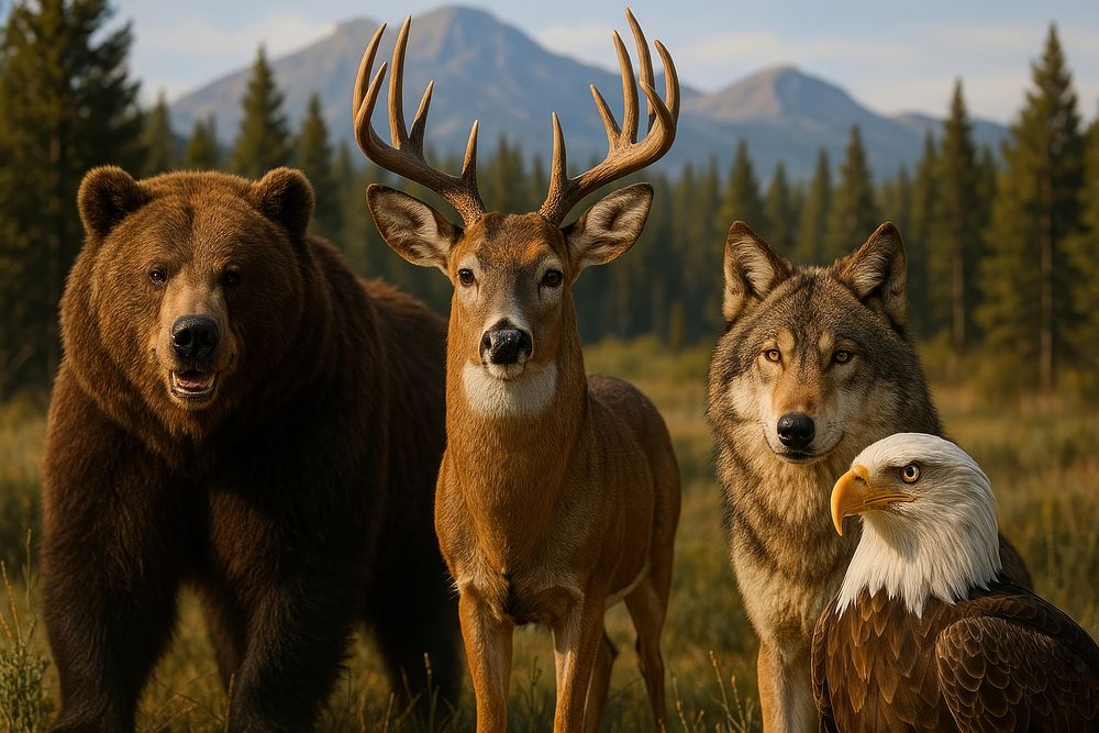 Wildlife harmony in nature | Free Photo - rawpixel