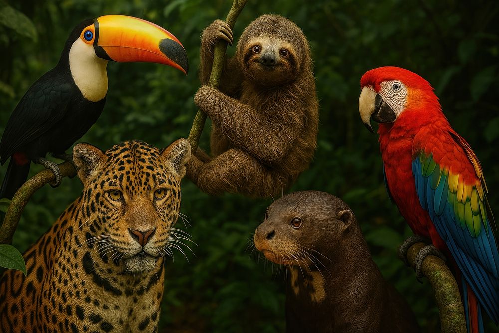 Tropical wildlife diversity captured beautifully | Free Photo - rawpixel