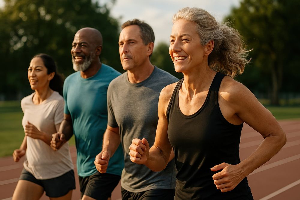 Diverse group enjoying exercise. | Free Photo - rawpixel