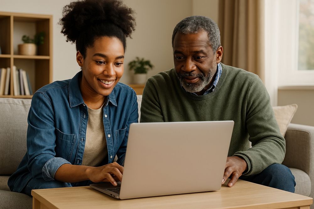 Family bonding over technology. | Free Photo - rawpixel
