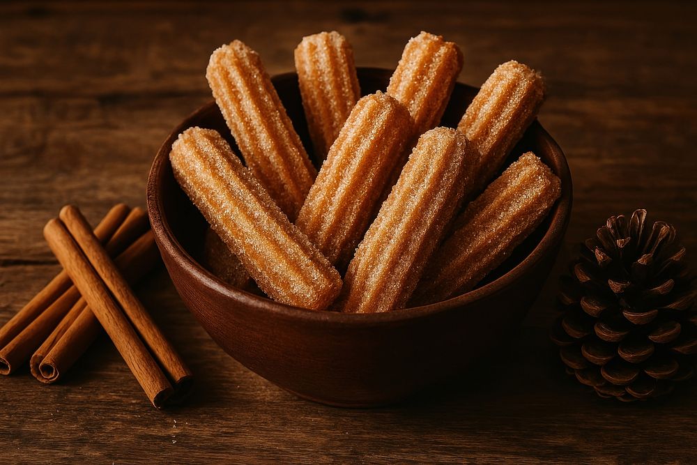 Delicious churros in bowl. | Free Photo - rawpixel