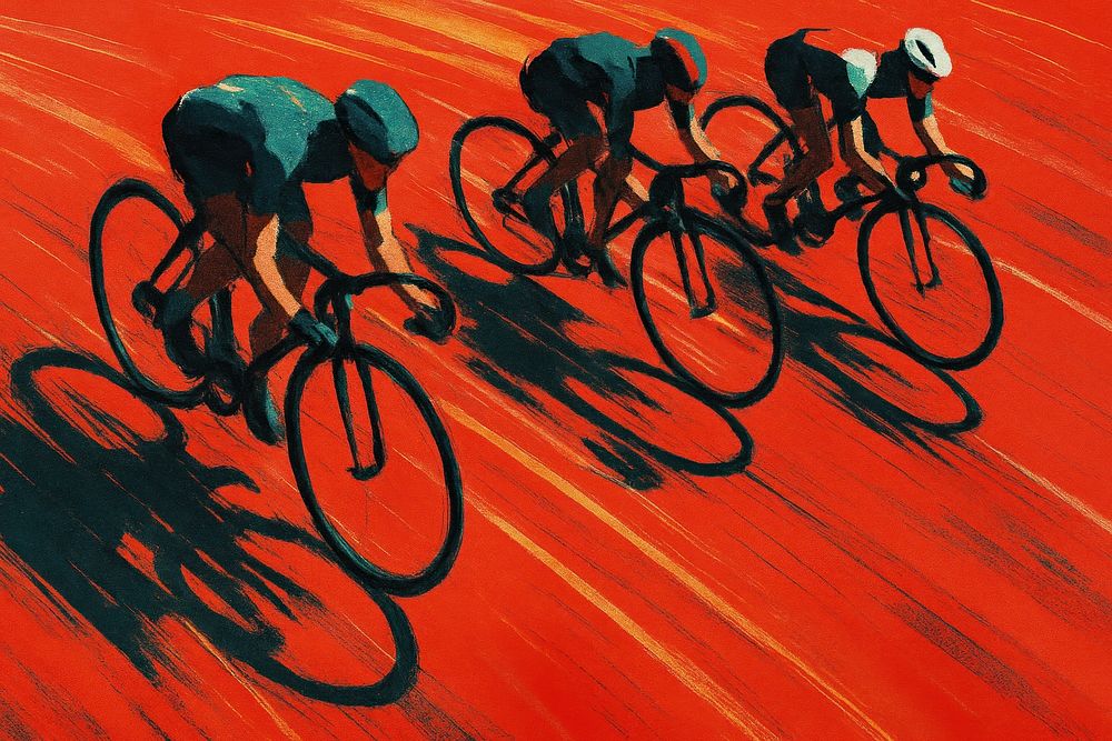 Dynamic cyclists racing intensely. | Free Photo - rawpixel