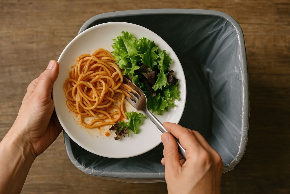 Food waste in trash bin | Free Photo - rawpixel