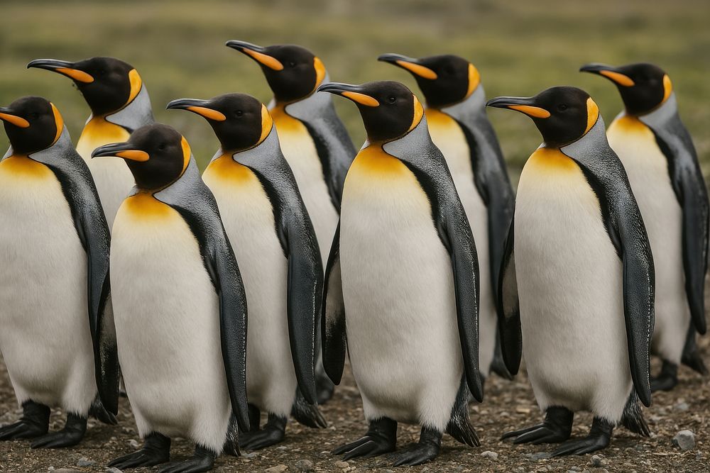 Majestic penguins in natural habitat | Free Photo - rawpixel