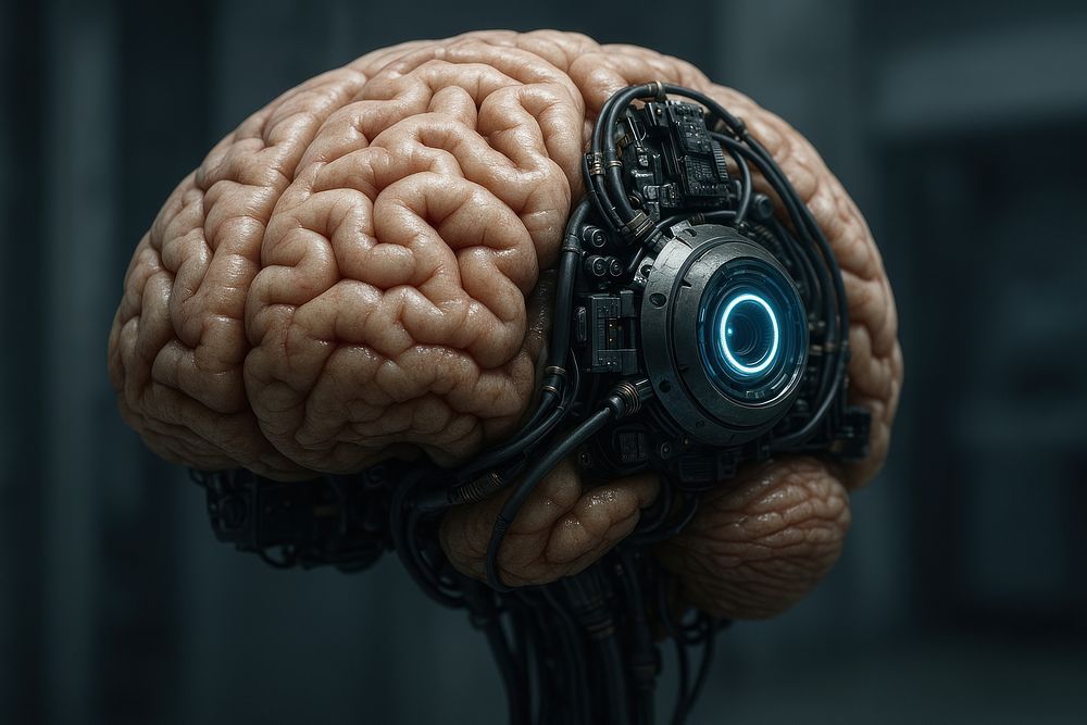 Futuristic brain-machine interface technology | Free Photo - rawpixel