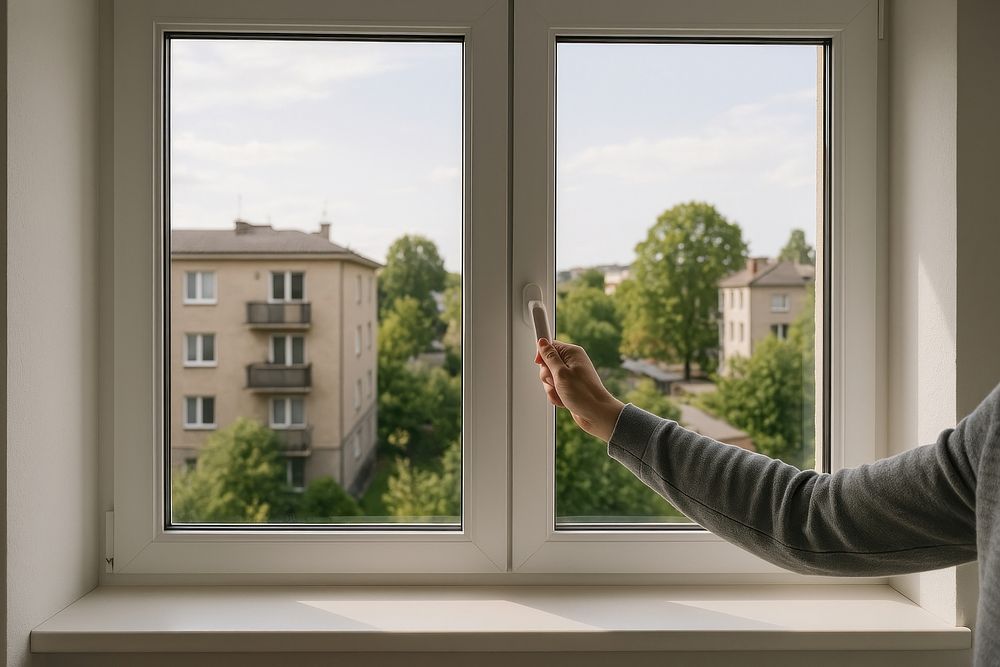 Hand opening window view | Free Photo - rawpixel