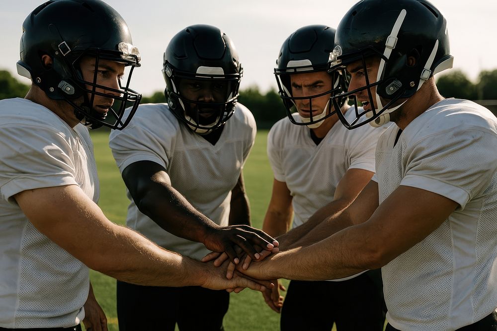 Football team unity huddle | Free Photo - rawpixel