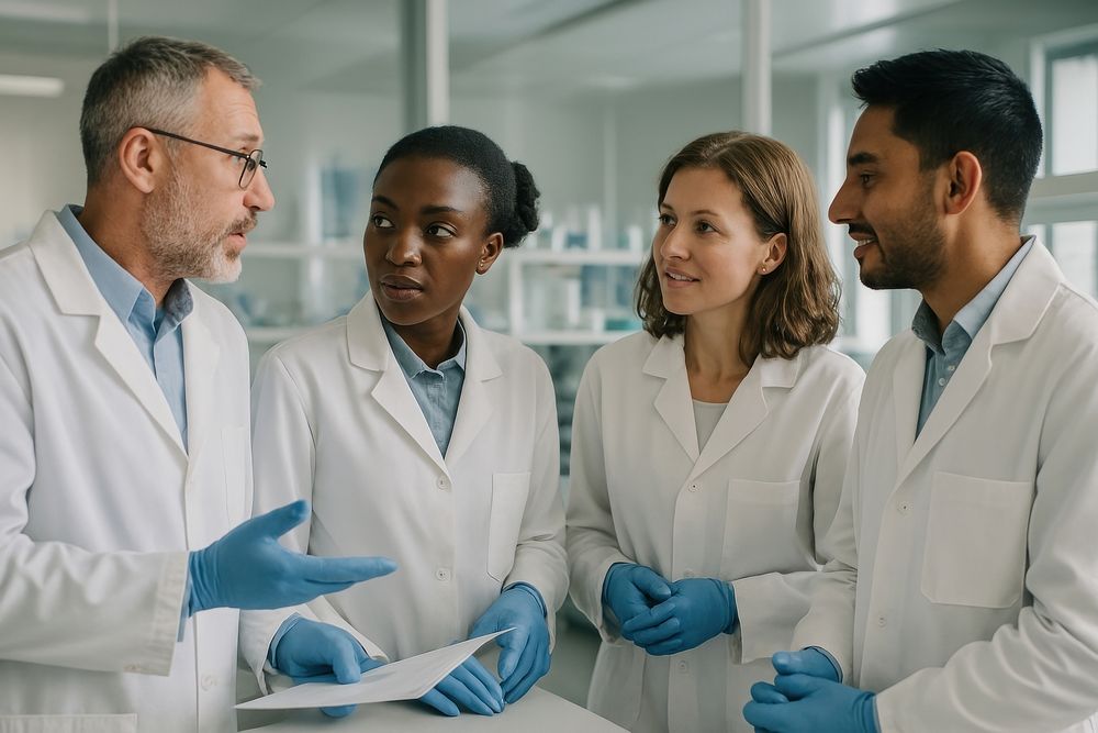 Diverse scientists collaborating in laboratory | Free Photo - rawpixel