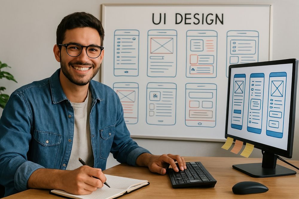 UI design professional workspace. | Free Photo - rawpixel