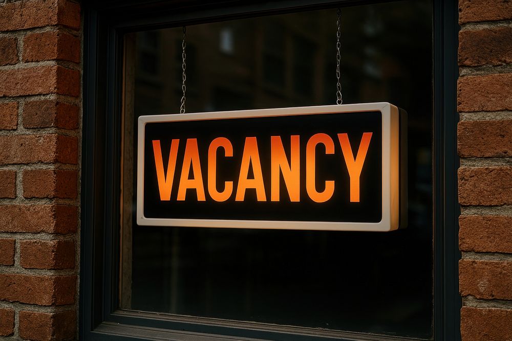 Neon vacancy sign glowing. | Free Photo - rawpixel