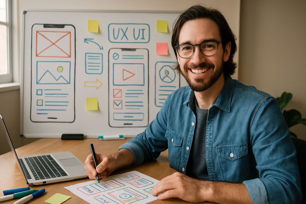 Designer planning user interface creatively | Free Photo - rawpixel