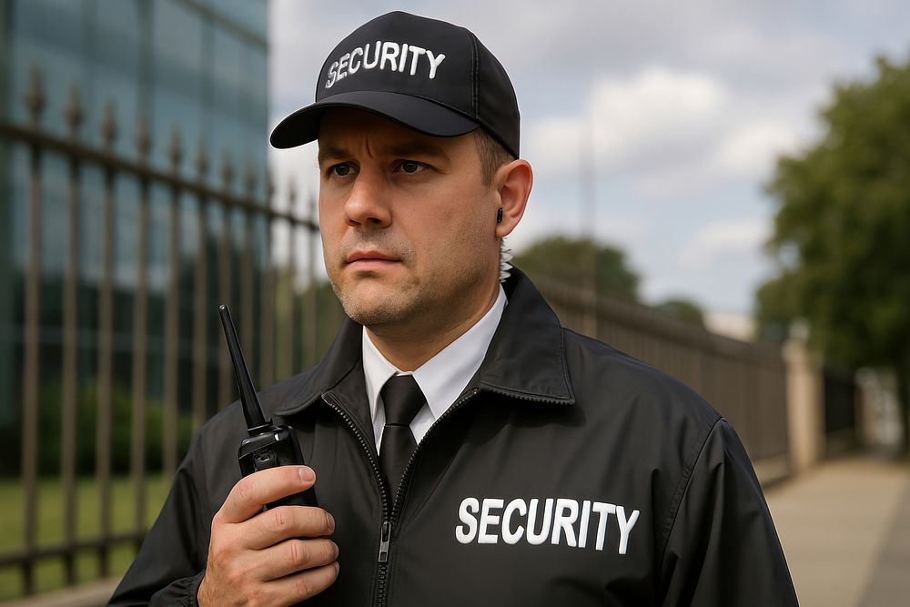 Vigilant security guard on duty. | Free Photo - rawpixel