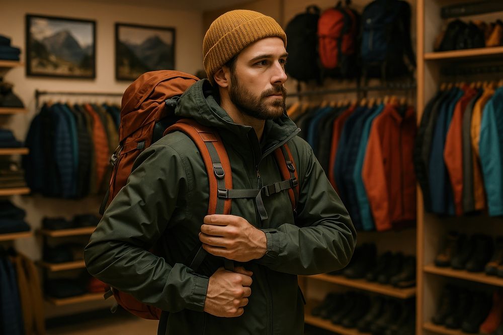Outdoor enthusiast shopping gear | Free Photo - rawpixel