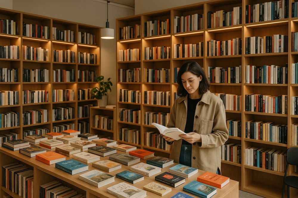 Cozy bookstore reading corner | Free Photo - rawpixel