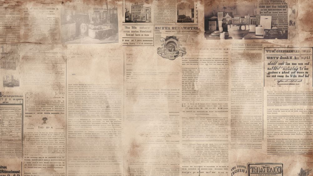 Vintage newspaper textured background, desktop | Free Photo ...