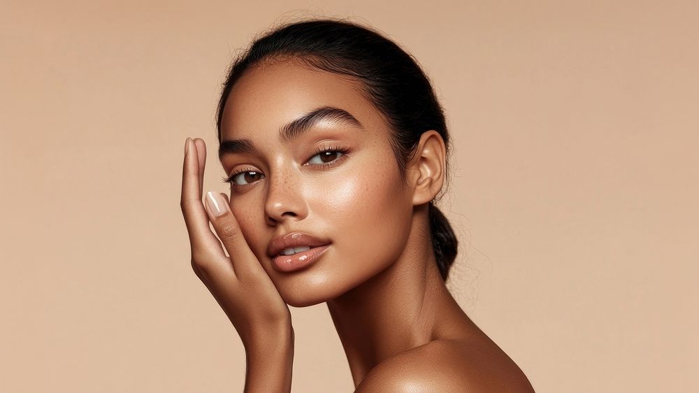 Radiant natural beauty portrait | Free Photo - rawpixel