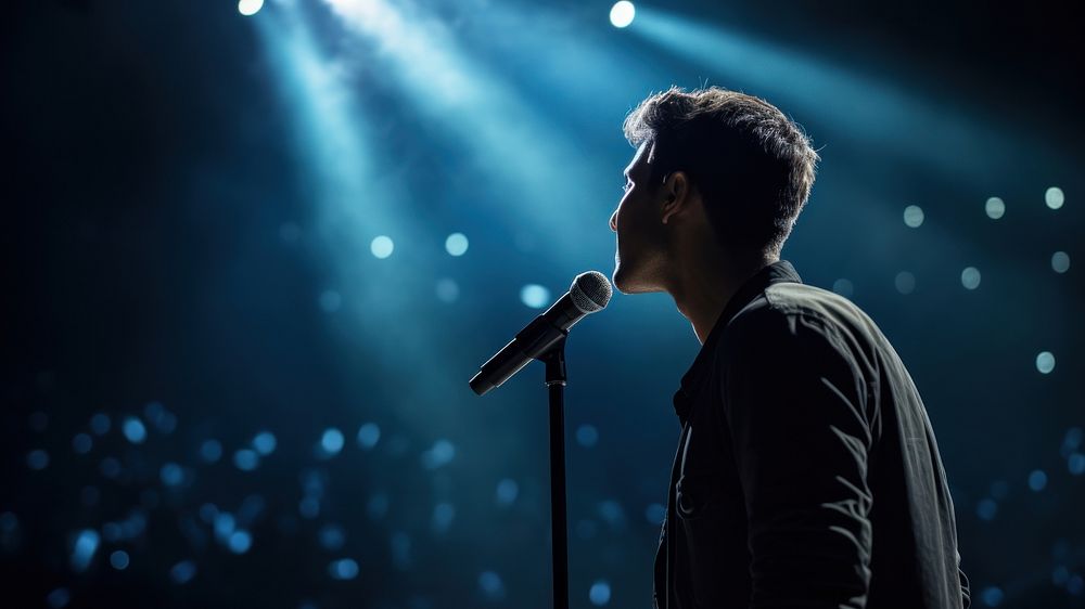 Singer spotlight concert stage | Free Photo - rawpixel