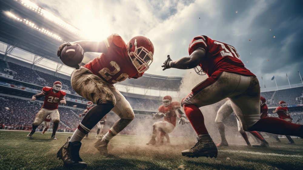 Dynamic football action scene wallpaper | Free Photo - rawpixel