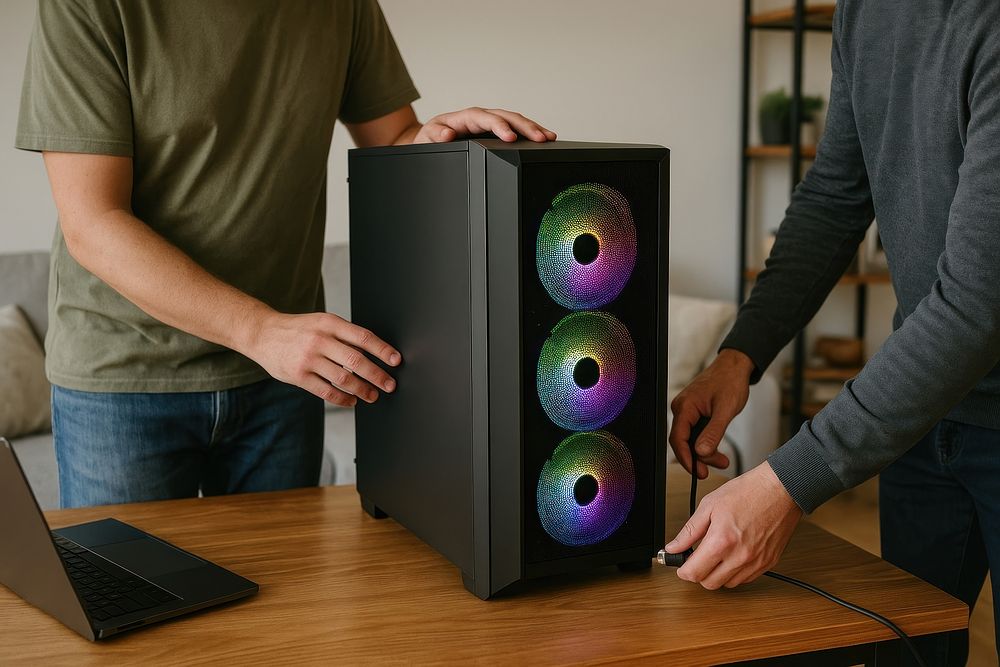 Building custom gaming PC setup. | Free Photo - rawpixel