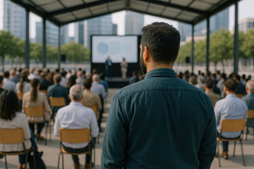 Outdoor business conference gathering | Free Photo - rawpixel