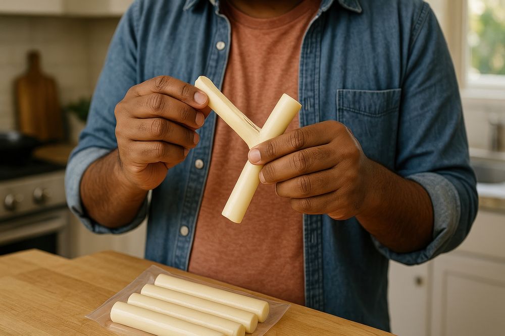 Hands peeling string cheese sticks | Free Photo - rawpixel
