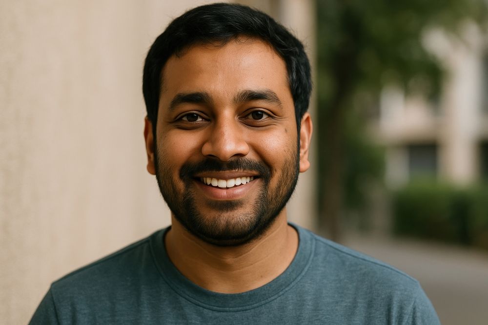 Smiling man outdoor portrait | Free Photo - rawpixel