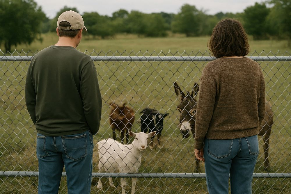 People observing farm animals outdoors | Free Photo - rawpixel