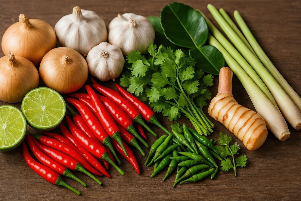 Fresh Thai ingredients on display | Free Photo - rawpixel