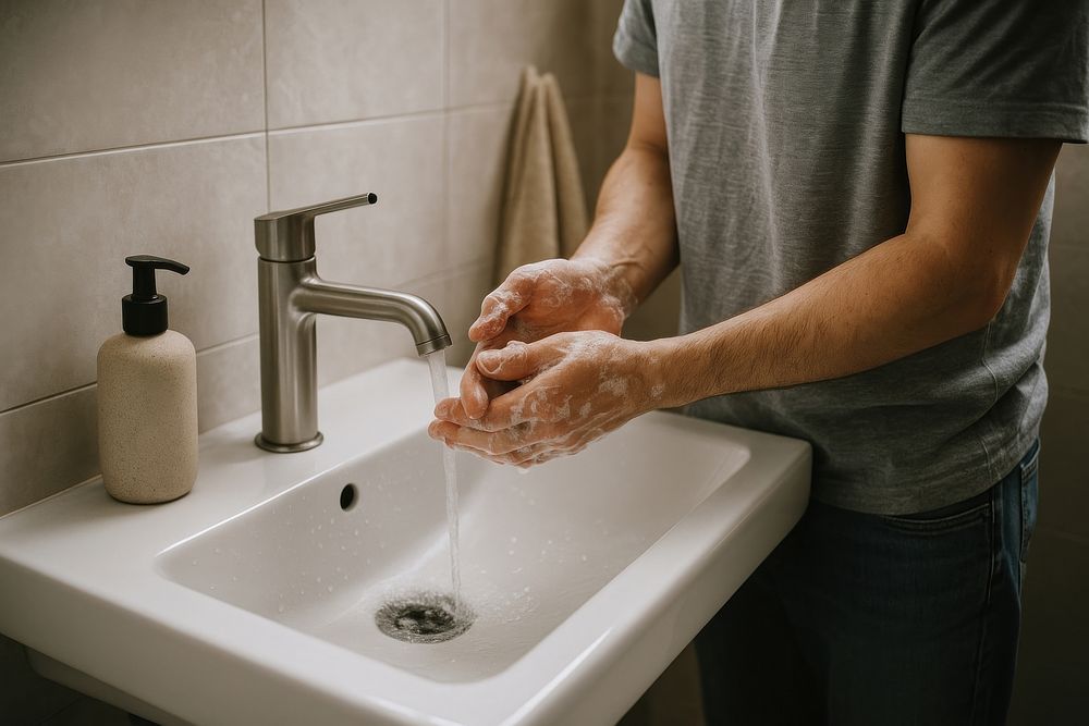 Handwashing hygiene bathroom routine | Free Photo - rawpixel