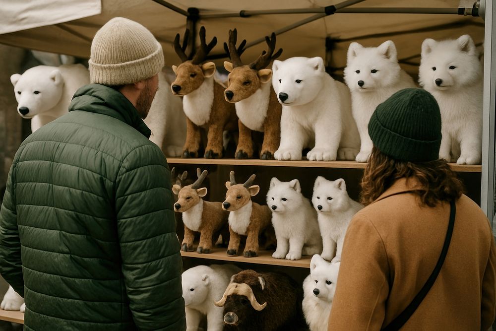 Plush animals market stall display | Free Photo - rawpixel