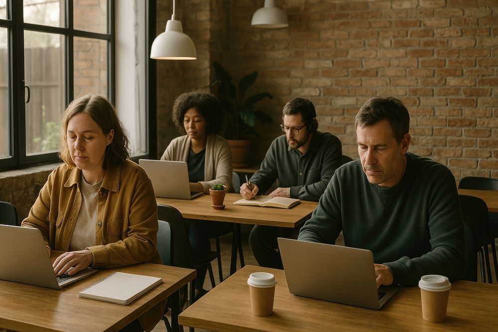 Focused team working together | Free Photo - rawpixel