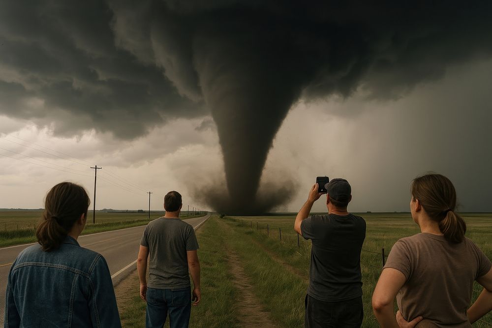 Dramatic tornado storm capture | Free Photo - rawpixel
