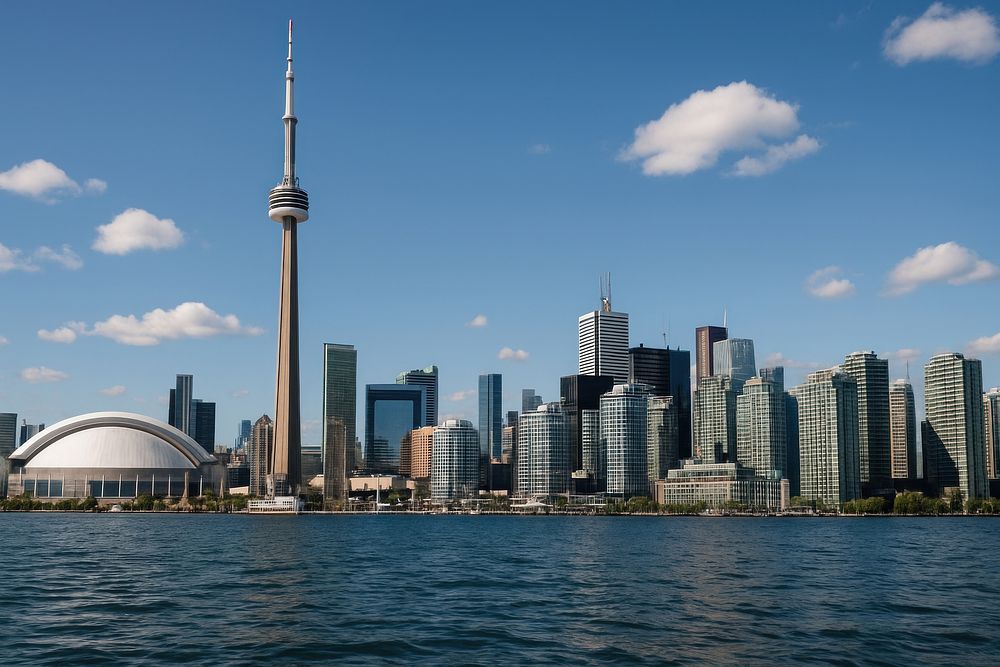 Toronto skyline with CN Tower | Free Photo - rawpixel