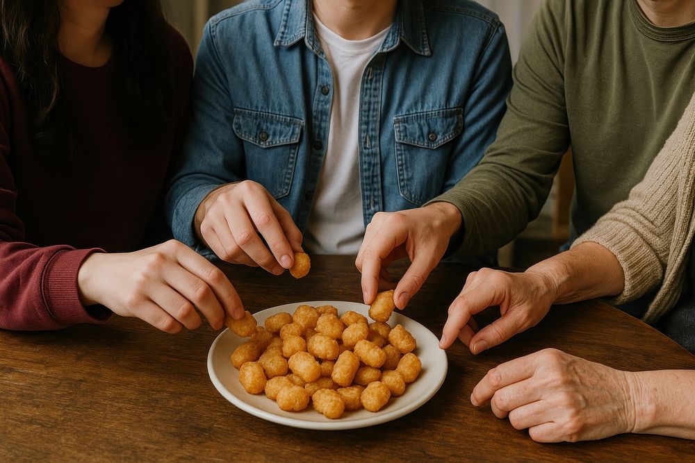 Hands reaching for snacks | Free Photo - rawpixel
