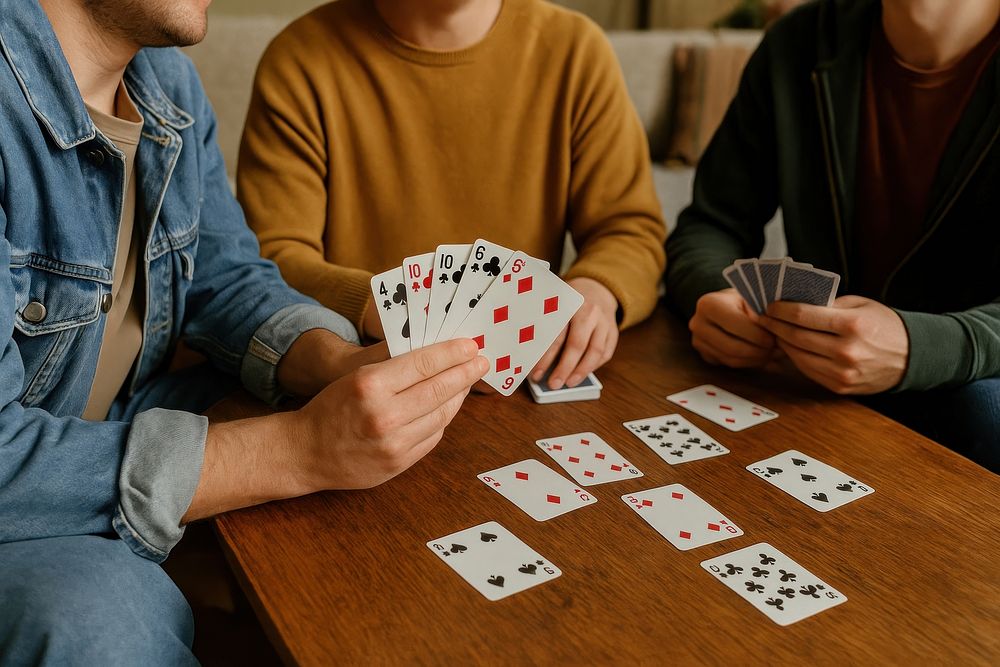 Friends playing card game | Free Photo - rawpixel