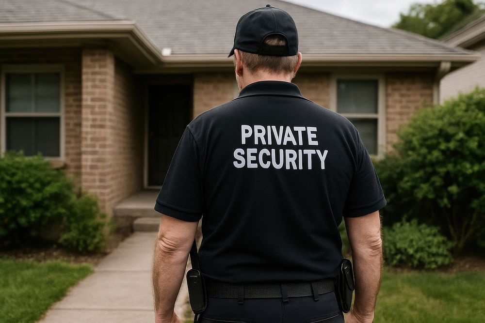 Private security guard outdoors. | Free Photo - rawpixel