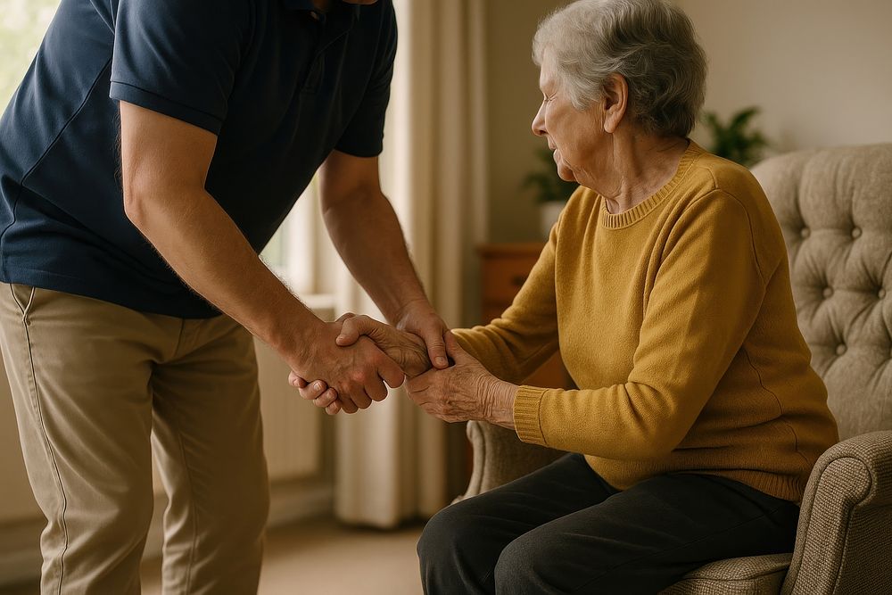 Elderly care assistance interaction. | Free Photo - rawpixel