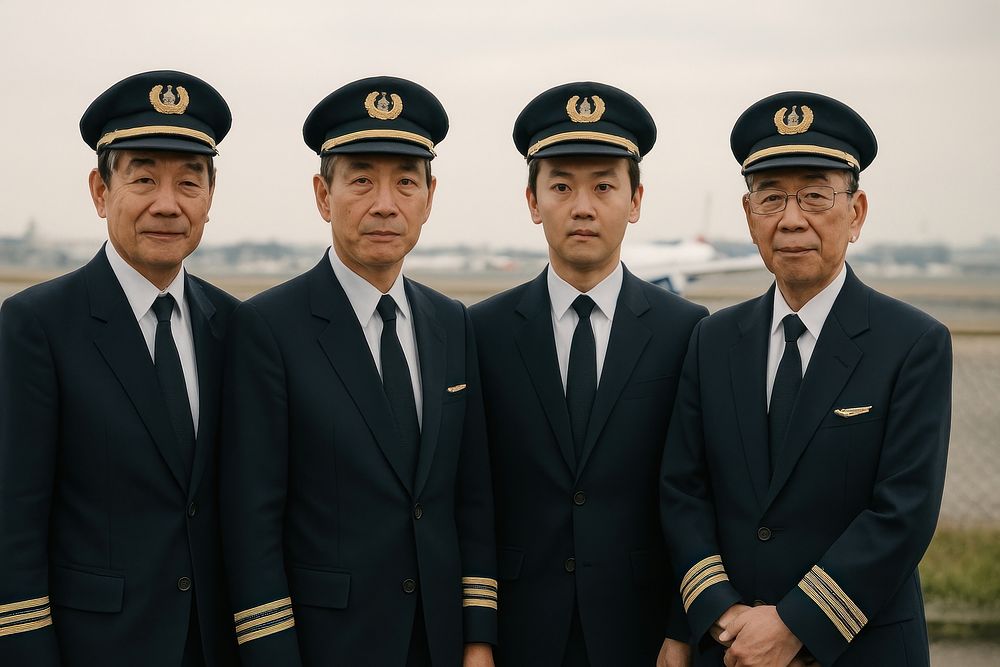 Experienced airline pilots standing together | Free Photo - rawpixel