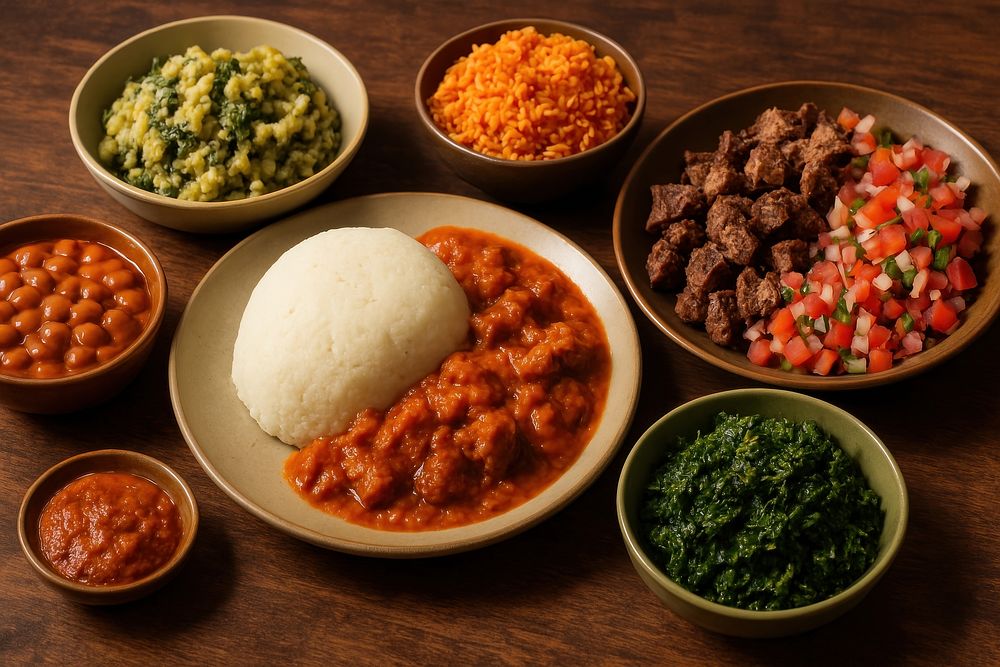 Traditional African culinary feast | Free Photo - rawpixel