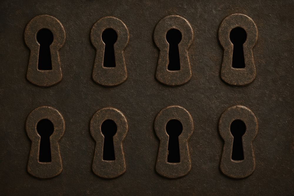 Vintage keyhole pattern texture | Free Photo - rawpixel