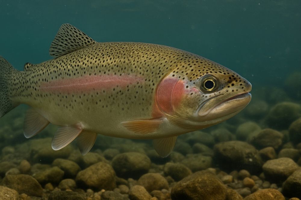 Colorful trout swimming underwater | Free Photo - rawpixel