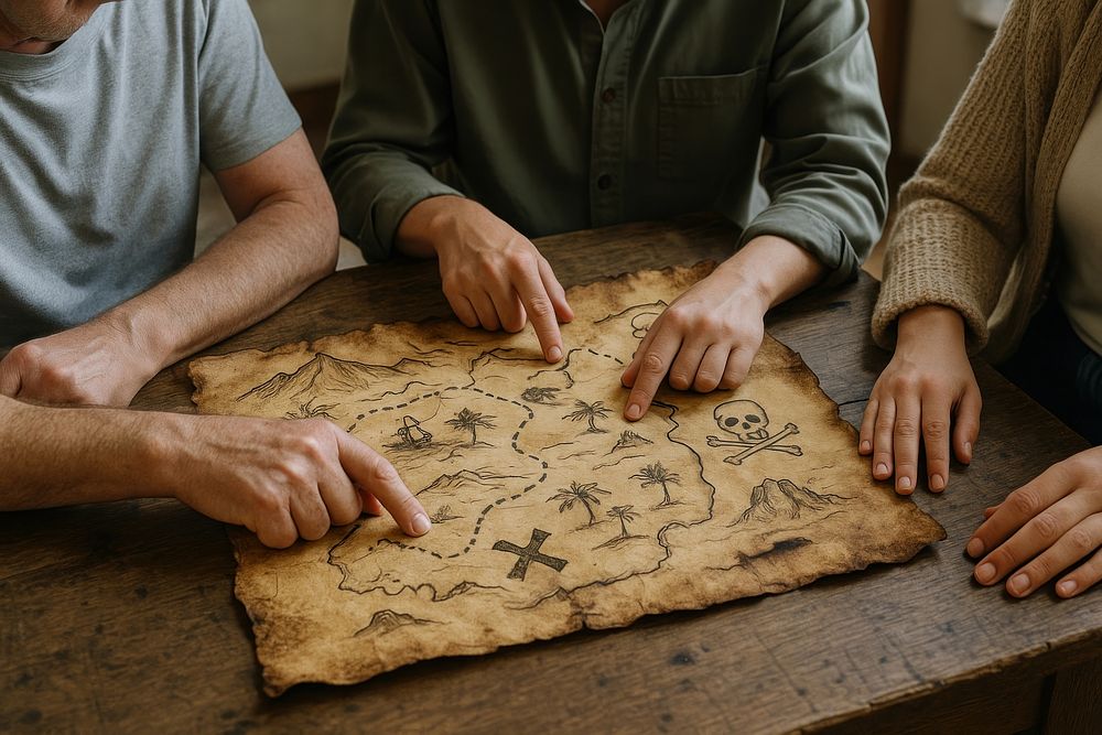 Treasure map exploration adventure | Free Photo - rawpixel