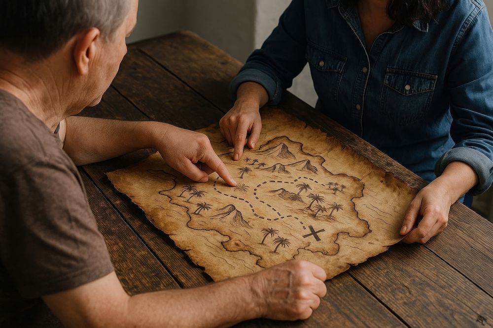 Treasure map exploration adventure | Free Photo - rawpixel