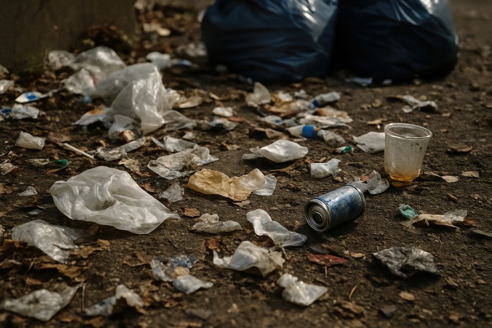 Urban litter environmental pollution crisis | Free Photo - rawpixel