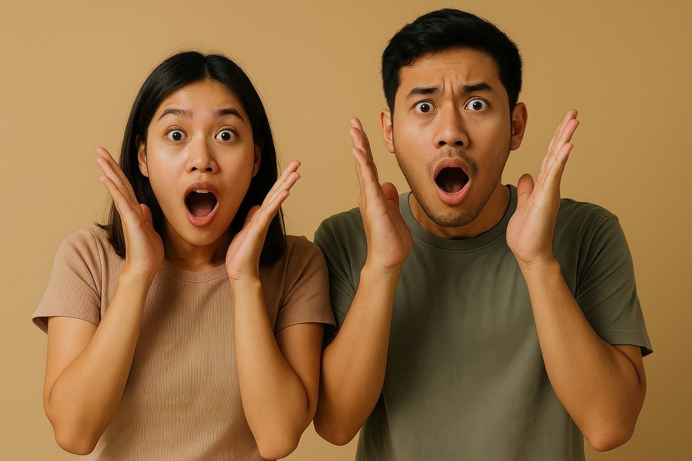 Surprised expressions on diverse individuals | Free Photo - rawpixel