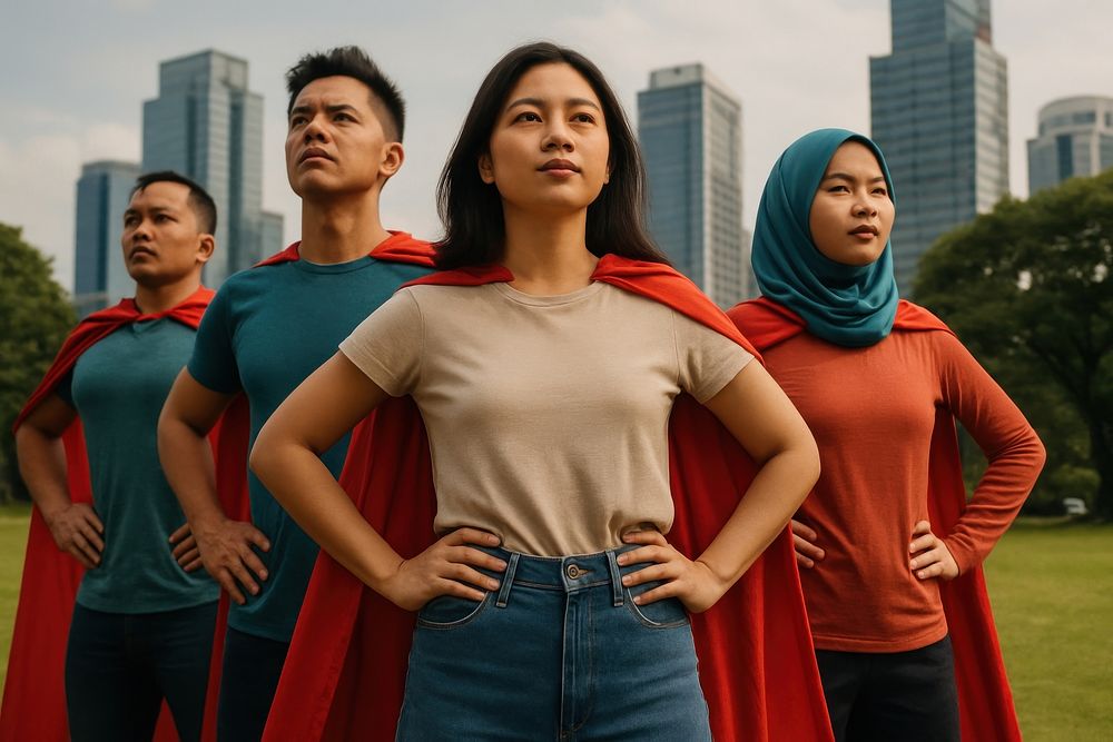 Diverse superheroes inspire unity. | Free Photo - rawpixel