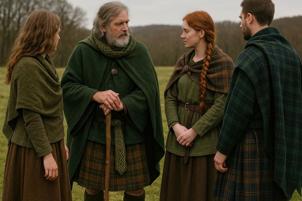 Medieval gathering in traditional attire | Free Photo - rawpixel