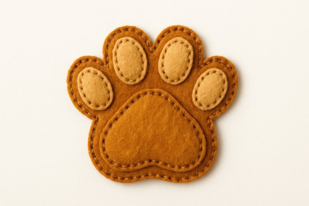 Felt paw patch design | Free Photo - rawpixel
